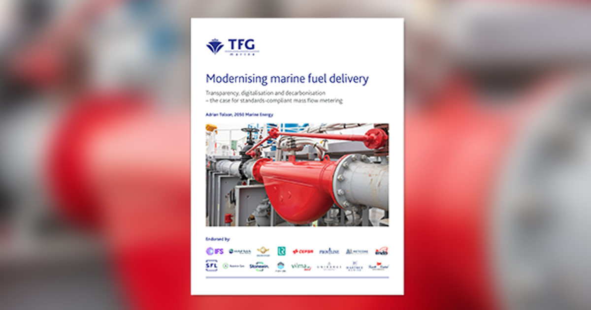 Whitepaper: Modernising marine fuel delivery | TFG Marine