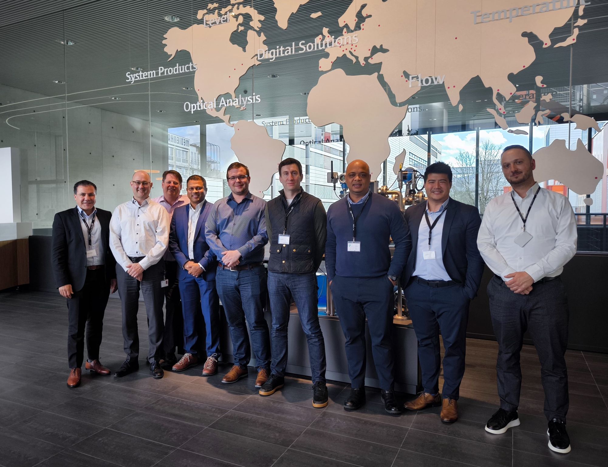 Members of the TFG Marine team were welcomed at the headquarters of ...